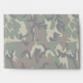 Woodland Camouflage Background Lightened Envelope | Zazzle
