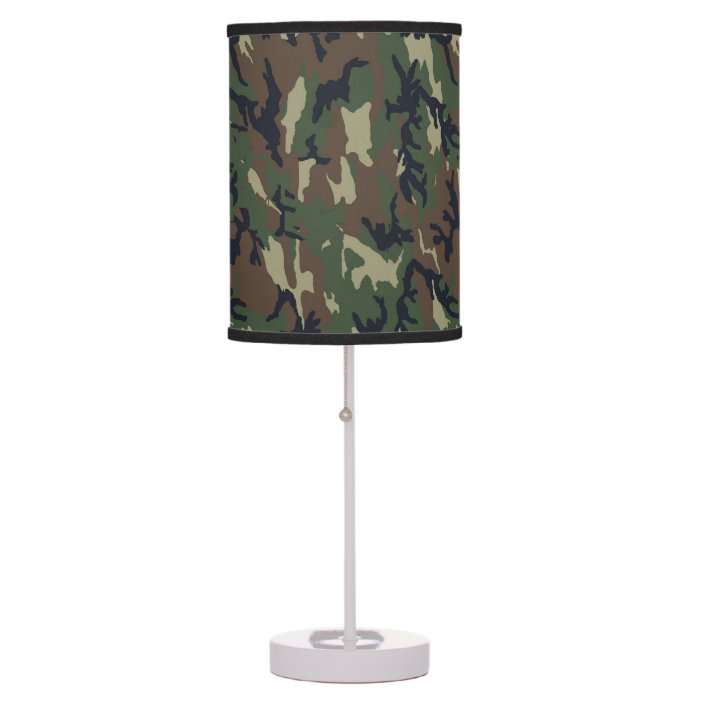 Woodland Camouflage Military Table Lamp | Zazzle.com