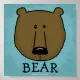 Woodland Critters-Best Forest Friends-Bear Poster | Zazzle