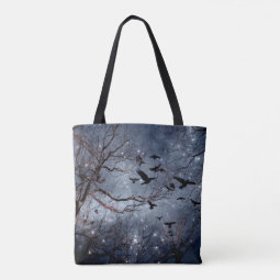 Woodland Crows Tote Bag | Zazzle