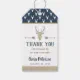 Woodland Deer Thank You Tag, Antlers, Baby Shower Gift Tags | Zazzle