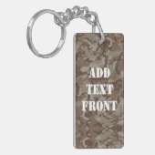 Woodland Desert Military Camouflage Keychain | Zazzle