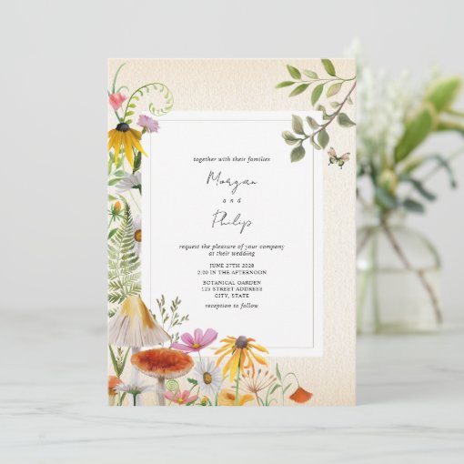 Woodland Elegant Forest Wedding Invitation | Zazzle