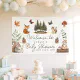 Woodland Forest Animals Baby Shower Welcome Banner | Zazzle