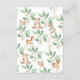 Woodland Forest Animals Book for Baby Card | Zazzle