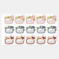 Woodland Forest Animals School Daycare Labels | Zazzle