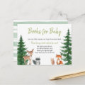 Woodland Forest Baby Shower Books for Baby Postcard | Zazzle