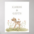 Woodland Forest Baby Shower Cards & Gifts Sign | Zazzle