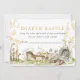 Woodland Forest Downloadable Diaper Raffle Ticket Invitation | Zazzle