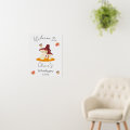 Woodland Forest Mushroom First Birthday Welcome Foam Board | Zazzle