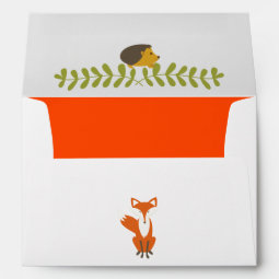 Woodland Fox - Envelope | Zazzle