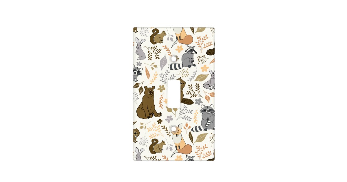 Woodland Friends Light Switch Cover | Zazzle