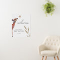 Woodland Gender Neutral Baby Shower Welcome Sign | Zazzle