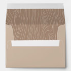 Woodland Invitation Envelope | Zazzle