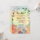 Woodland It's A Girl Forest Friends Baby Shower Invitation | Zazzle
