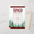 Woodland Lumberjack Forest Bingo Game | Zazzle