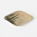 Woodland Mama Bear & Cub Baby Shower Paper Plates | Zazzle