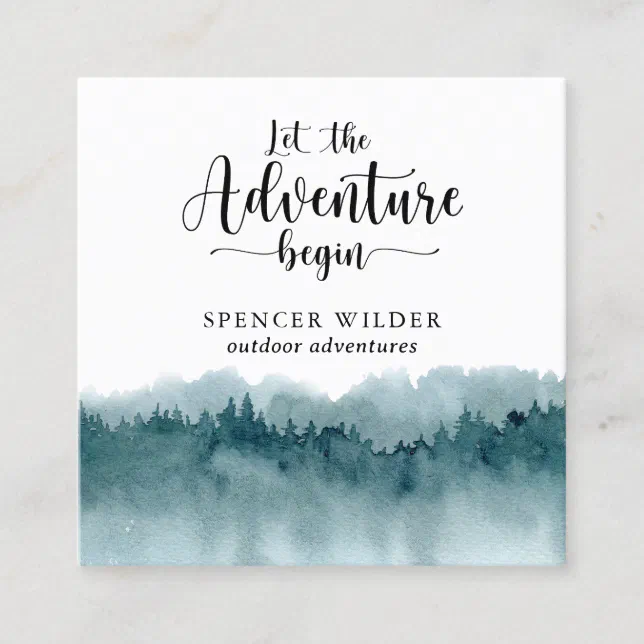 Woodlands Forest Business Card | Zazzle
