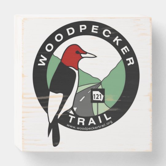 Woodpecker Trail Wood Sign | Zazzle.com