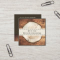 Woodworker Carpenter Rustic Wood Business Card | Zazzle