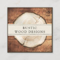 Woodworker Carpenter Rustic Wood Business Card | Zazzle