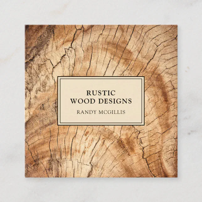 Woodworker Wood Grain Business Card | Zazzle