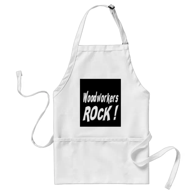 Woodworkers Rock! Apron | Zazzle
