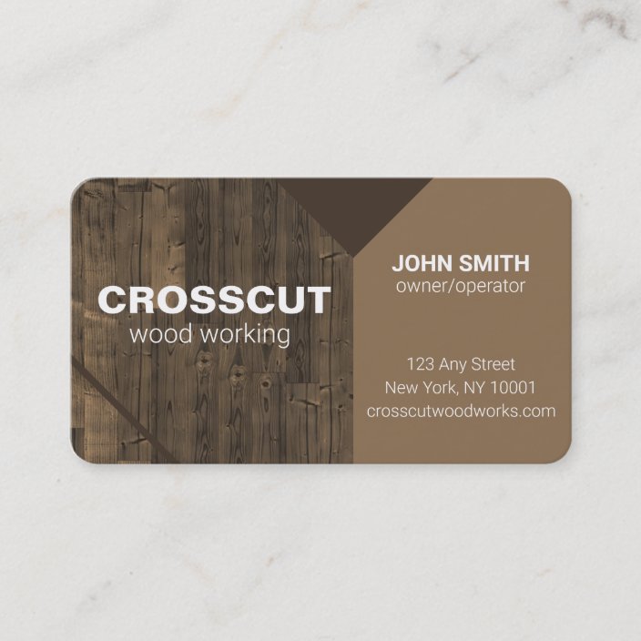 Woodworking Business Card | Zazzle.com