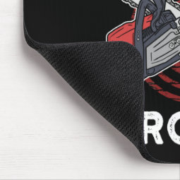 Woodworking Gift Men Lumberjack Arborist Chainsaw Mouse Pad | Zazzle