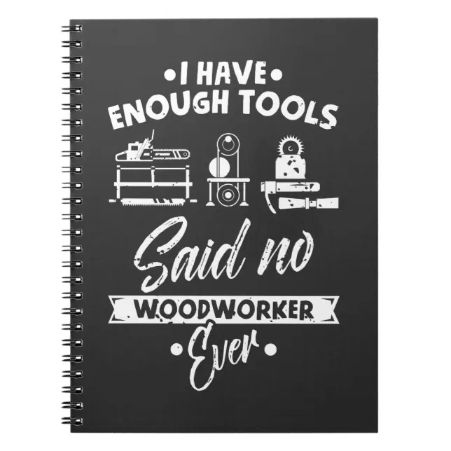 Woodworking Humor Carpender Woodworker Tools Notebook | Zazzle