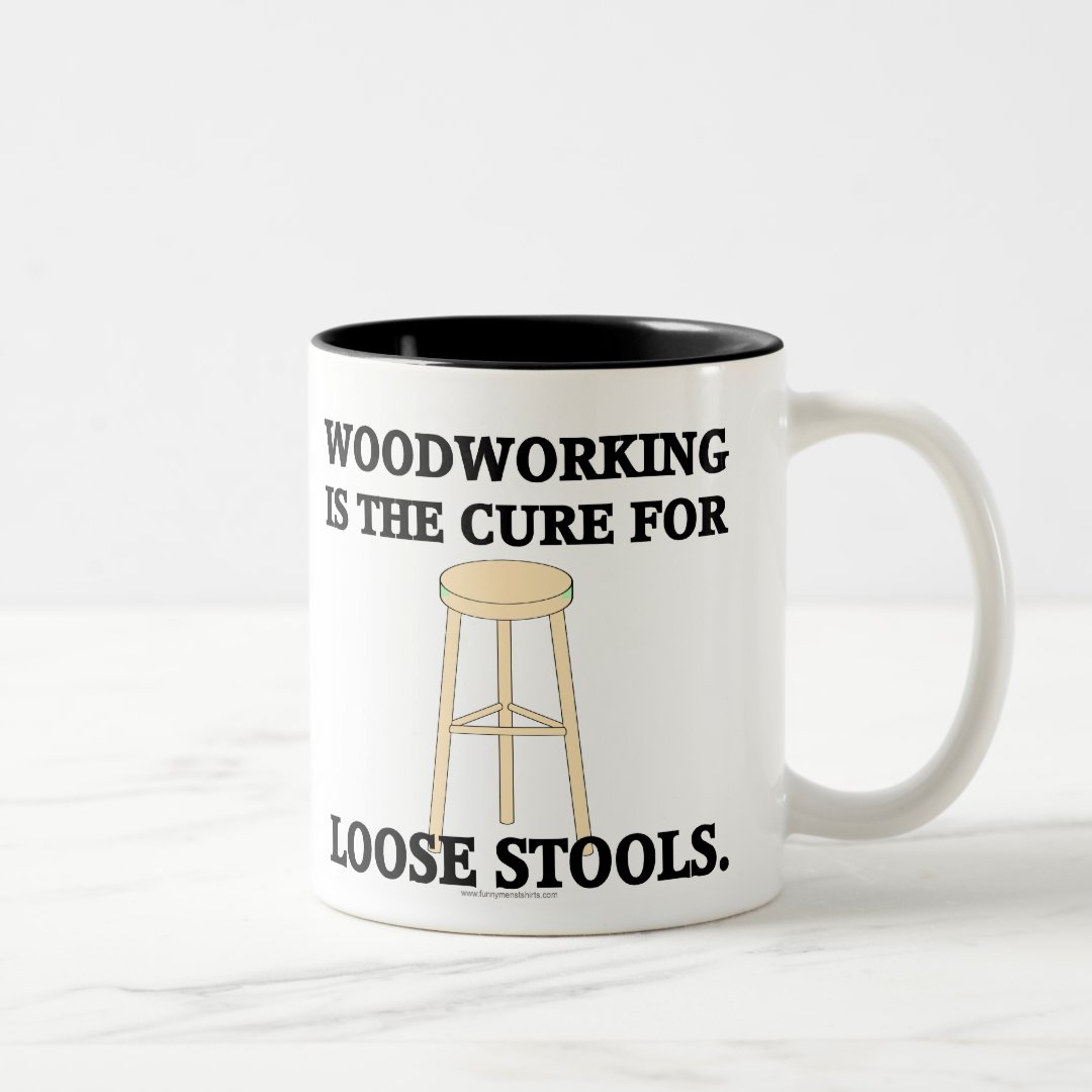 Woodworking Is The Cure Two-Tone Coffee Mug | Zazzle