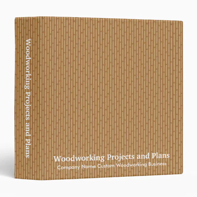 Woodworking Projects and Plans Bamboo Binder | Zazzle