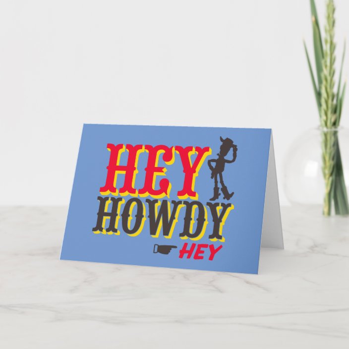 Woody - Hey Howdy! Card | Zazzle.com