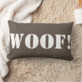 Woof! - decorative throw pillow | Zazzle
