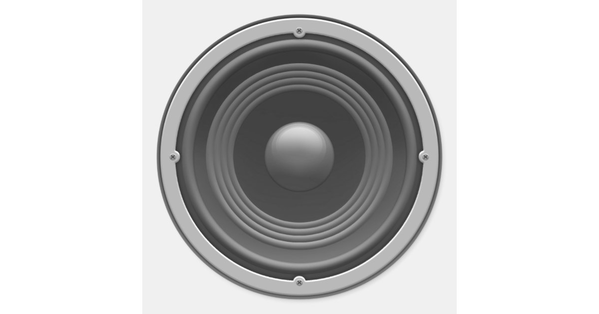 Woofer Classic Round Sticker | Zazzle