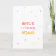 WooHoo! (Congrats) Greeting Card | Zazzle