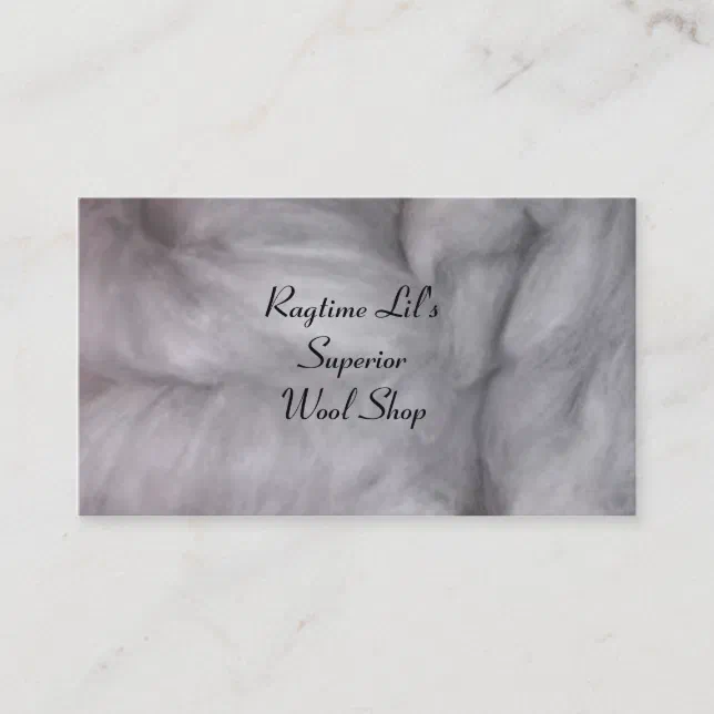 Wool Business card | Zazzle