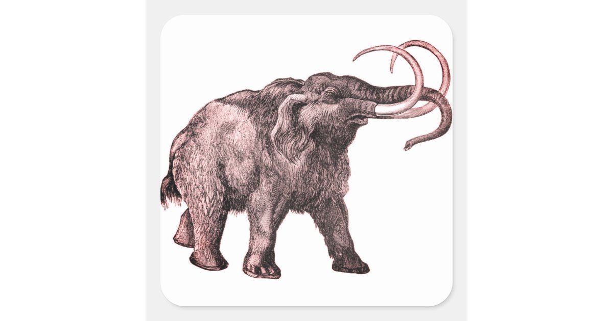 Woolly Mammoth Stickers | Zazzle
