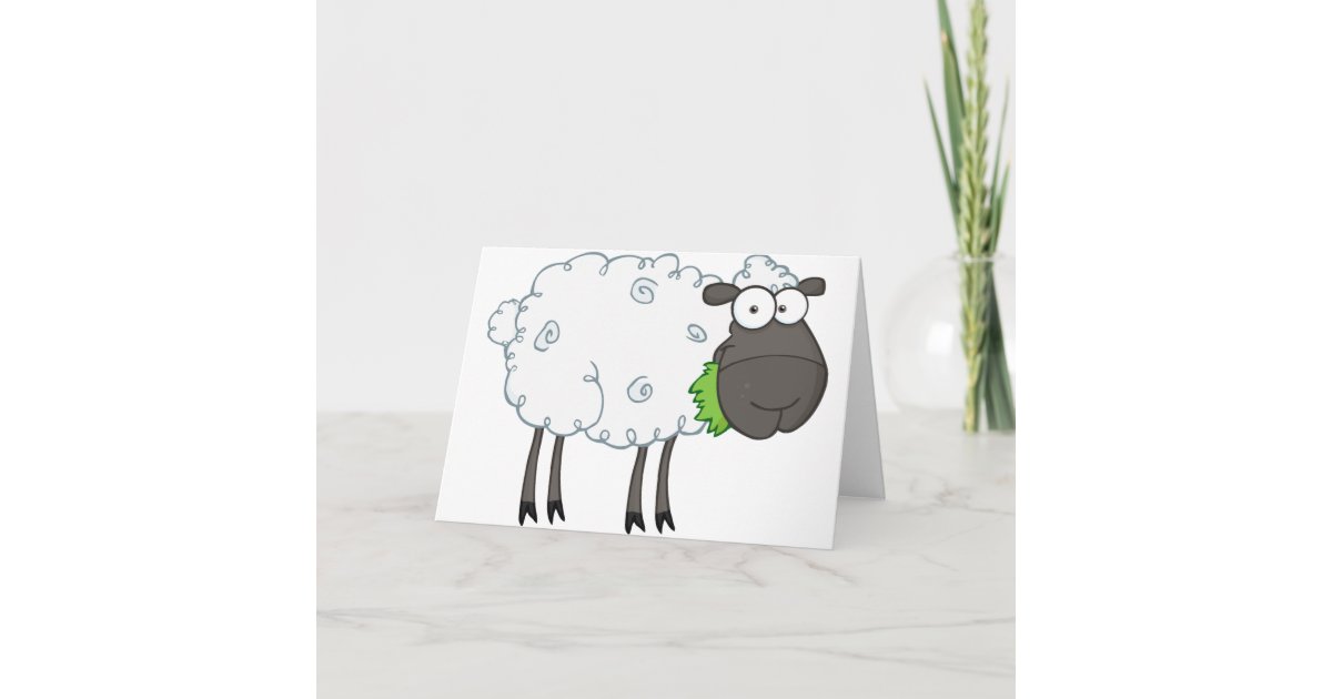 Woolly Sheep Greeting Cards | Zazzle
