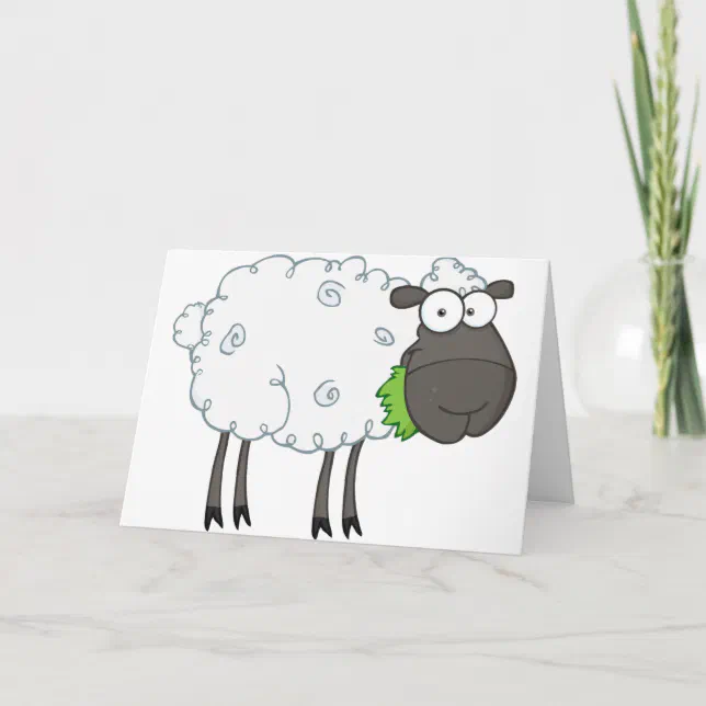 Woolly Sheep Greeting Cards | Zazzle