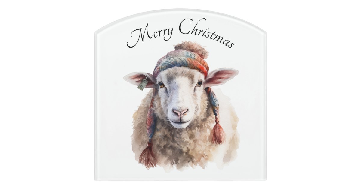 Woolly Wonderland, custom Door Sign | Zazzle