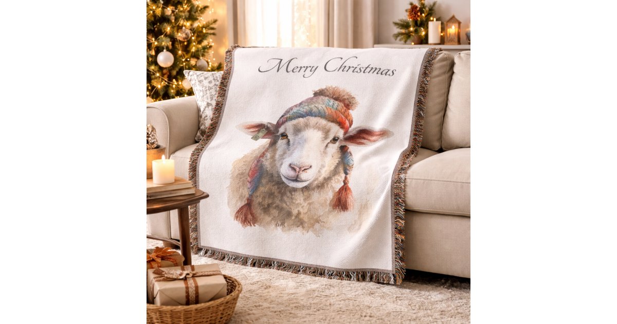 Woolly Wonderland, custom Throw Blanket | Zazzle