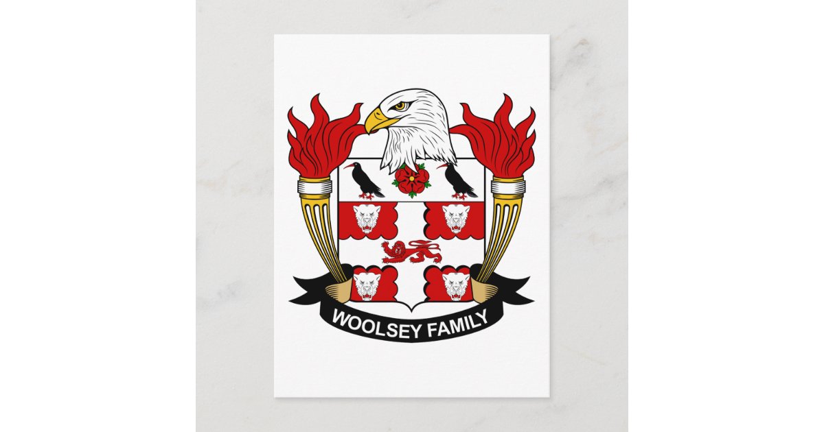 Woolsey Family Crest Postcard | Zazzle