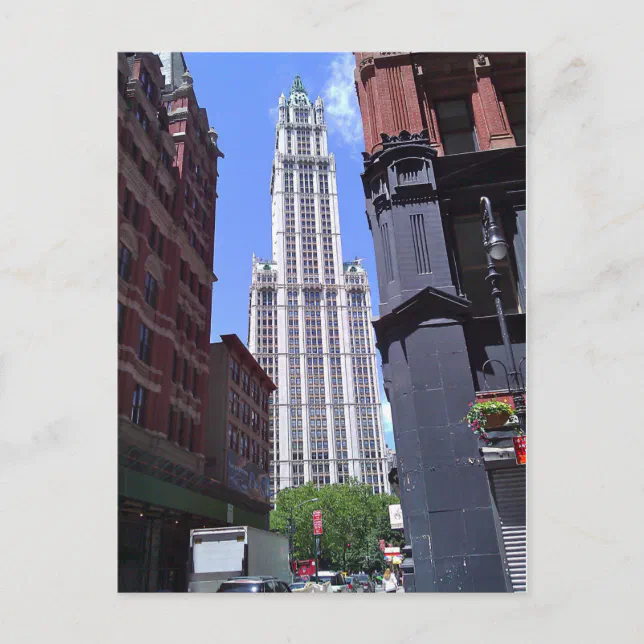 Woolworth Building, postcard | Zazzle