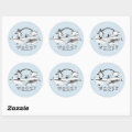 Woozy Seacraft Inshore Grand Slam Classic Round Sticker | Zazzle