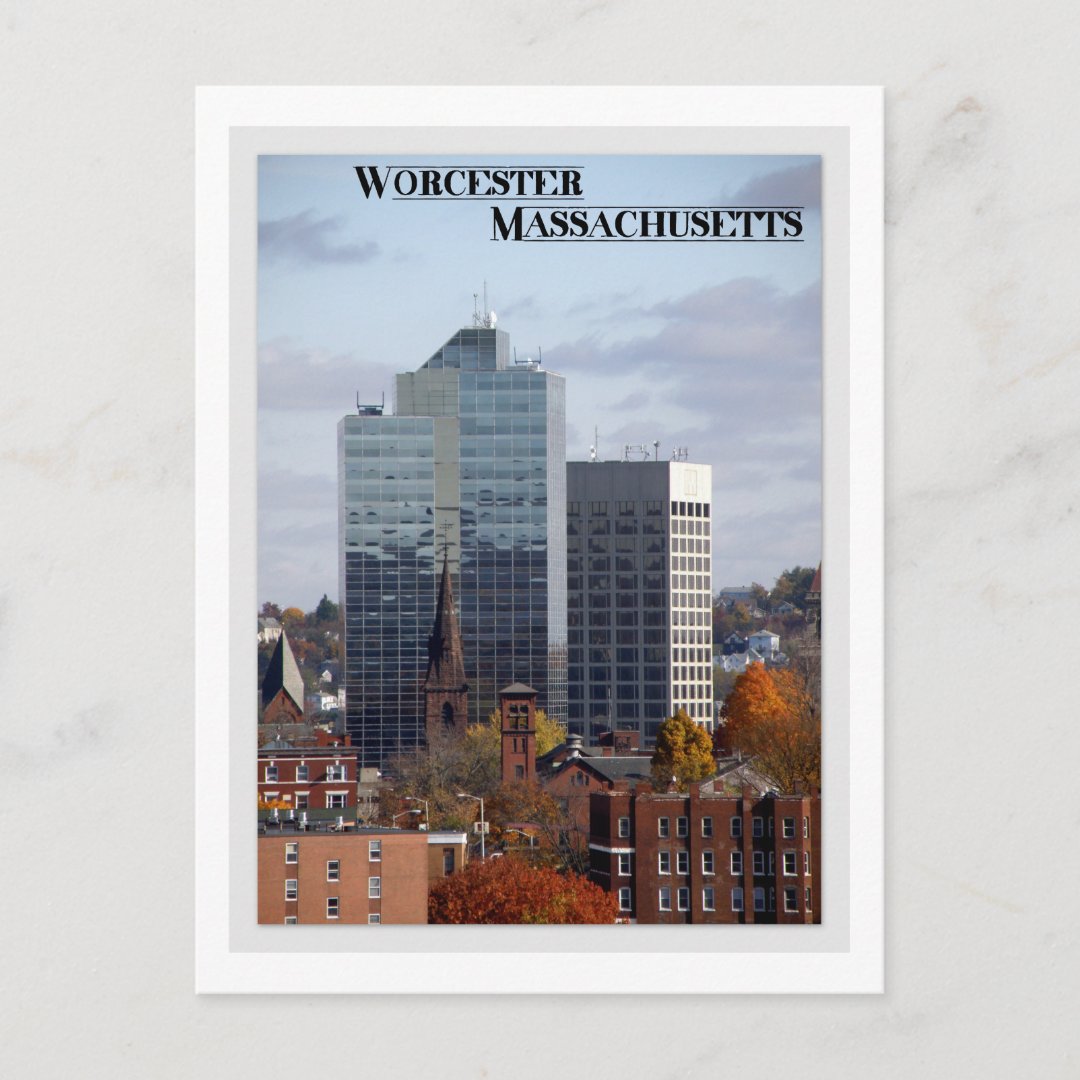 Worcester, Massachusetts Postcard | Zazzle