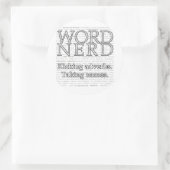 Word Nerd Stickers | Zazzle