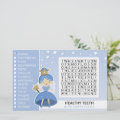 Word Search Puzzle. Tooth Fairy Party Game | Zazzle