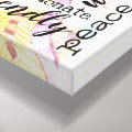 Words of Affirmation Collage Canvas Print | Zazzle