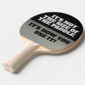 Words of Wisdom Funny Ping Pong Quote Ping Pong Paddle | Zazzle